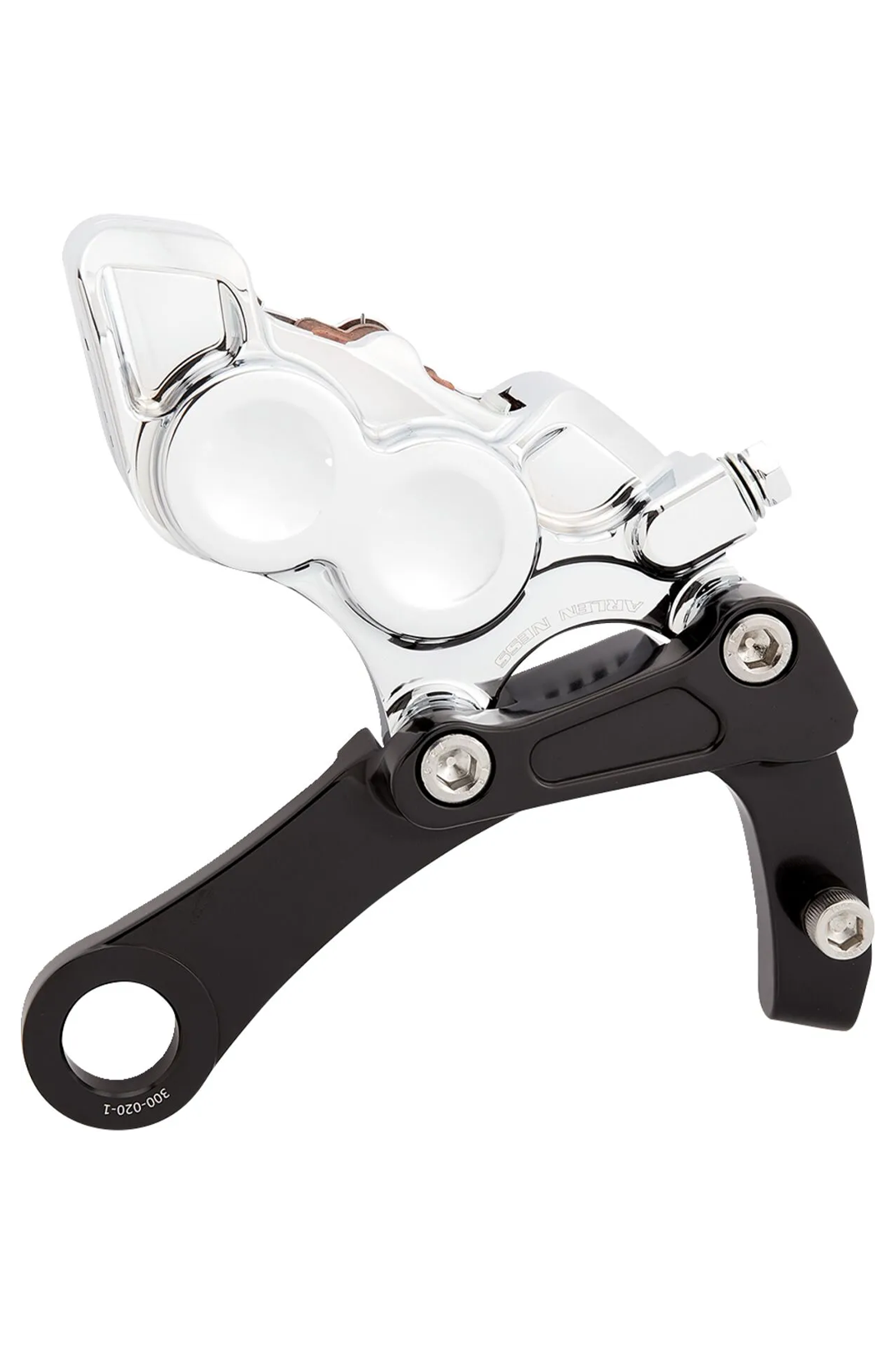 CALIPER - 4 PISTONS - M8 18-UP - CHROME - REAR – MF Customs